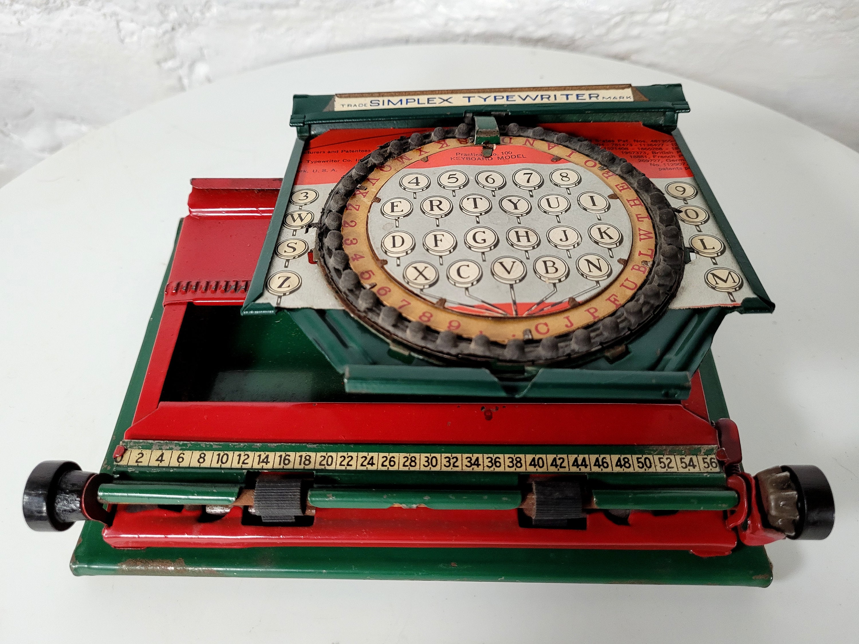 Antique Simplex Model A Typewriter in Original Box / Toy - Etsy