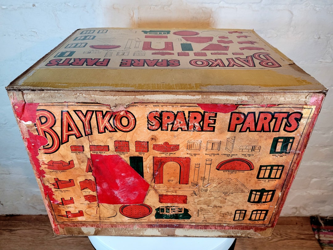 Bayko Spare Parts / Vintage Construction Set / Vintage Building Set ...