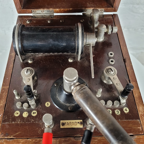 Antique Electric Shock Medical Device - Etsy