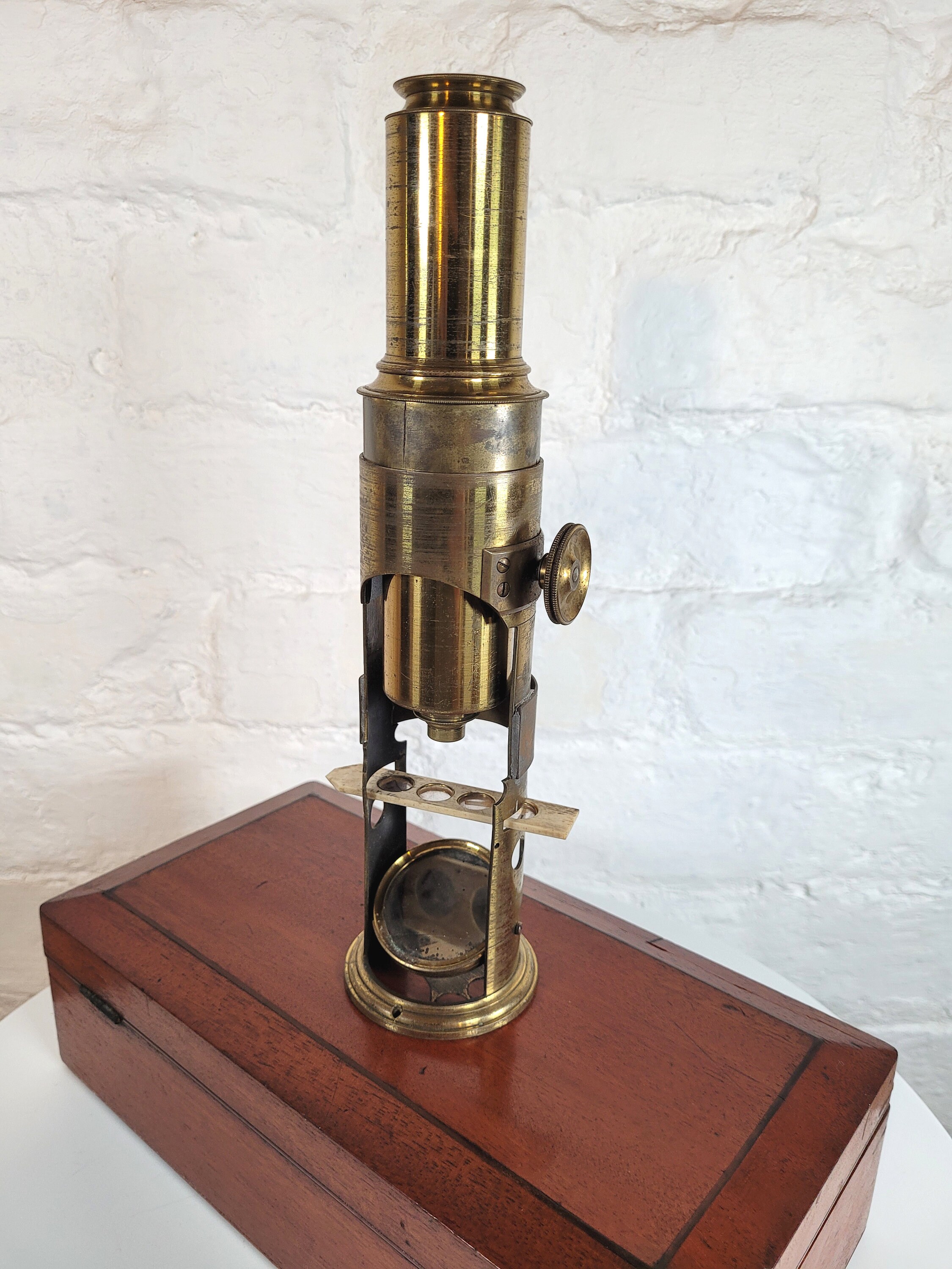 Antique Georgian Barrel Microscope / Antique English Drum - Etsy UK