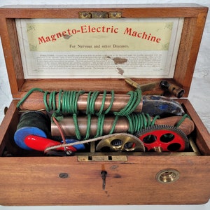 Antique Magneto Device / Magneto Electric Machine for Nervous and Other ...