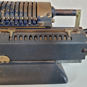 Antique Odner and Gotebrig Mechanical Calculator / 1920's Accountancy ...