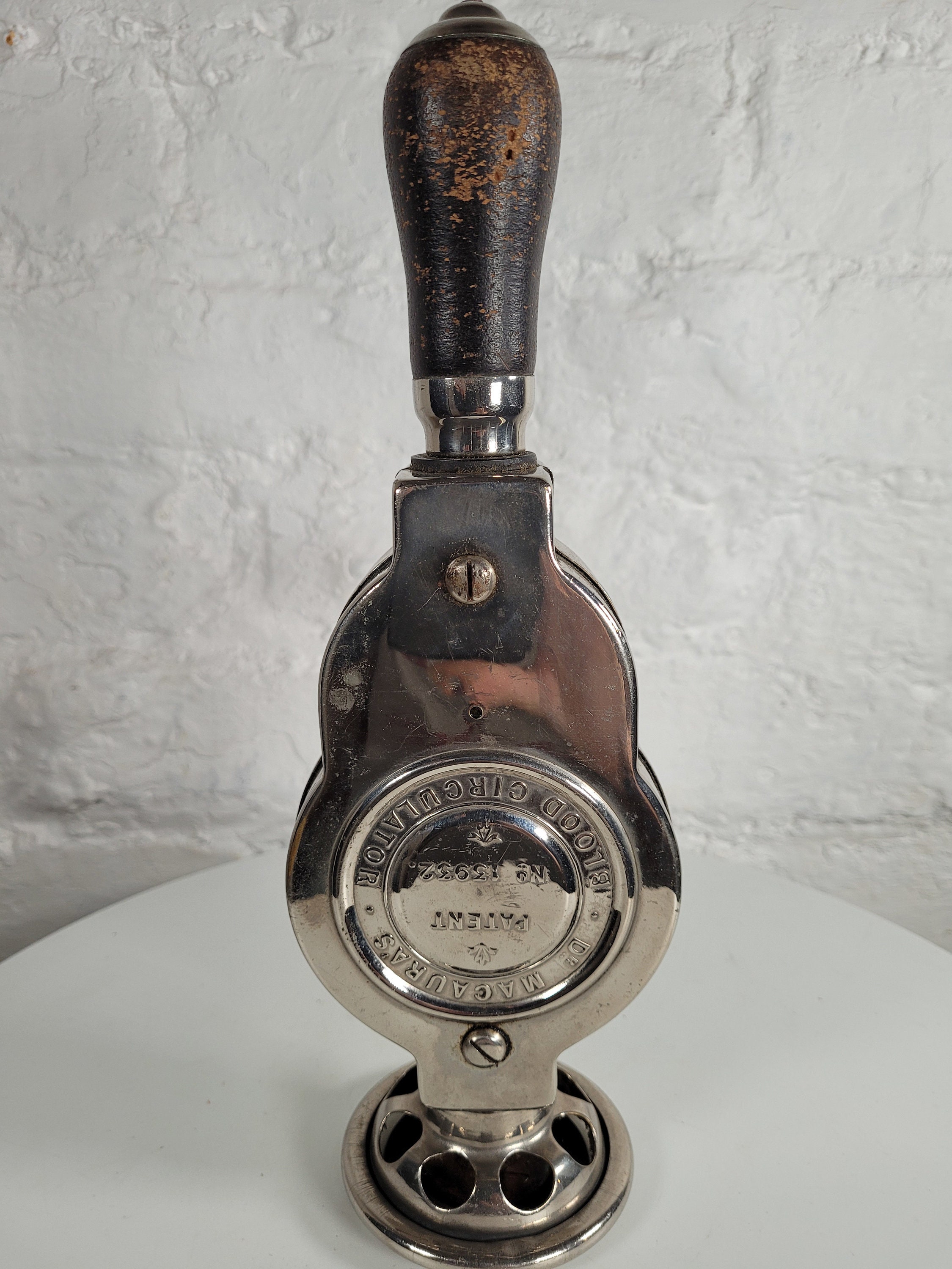 Antique Dr Macauras Blood Circulator With Original Instructions and Correspondence / Pulsocon ...