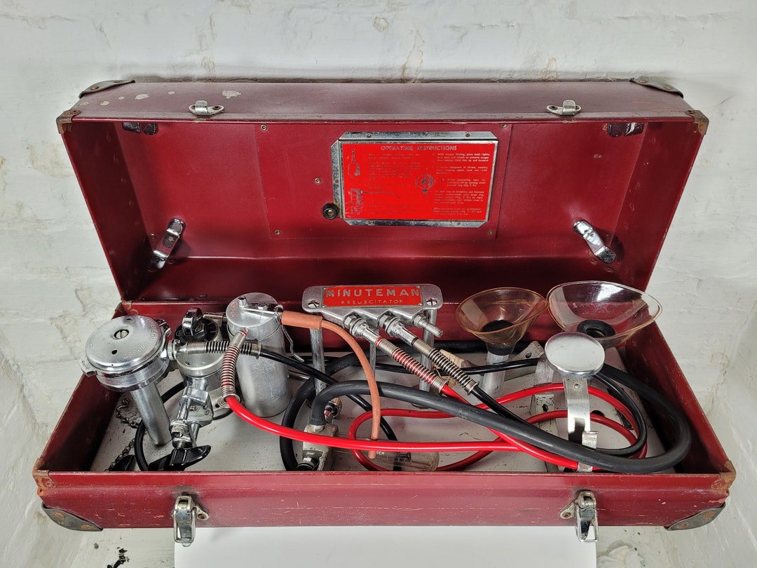 Vintage Stephenson Minuteman Resuscitator / British Oxygen Company ...