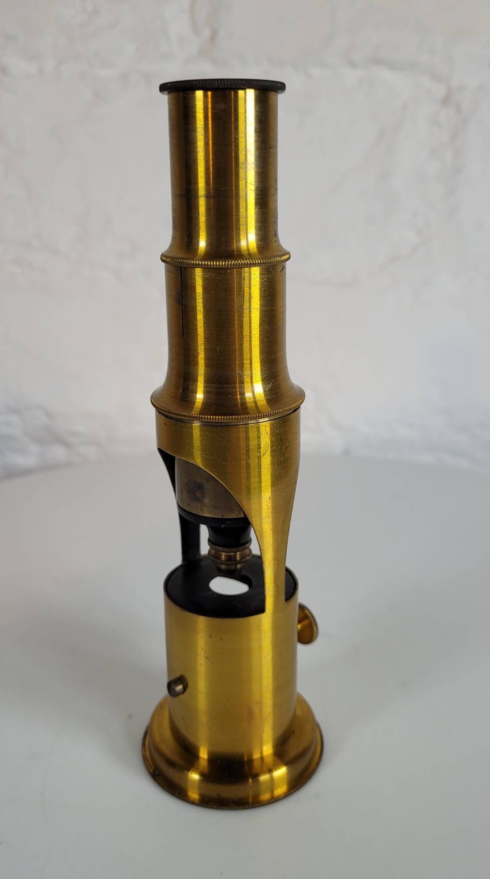 Antique Brass Barrel Field / Student Microscope With Slides - Etsy UK