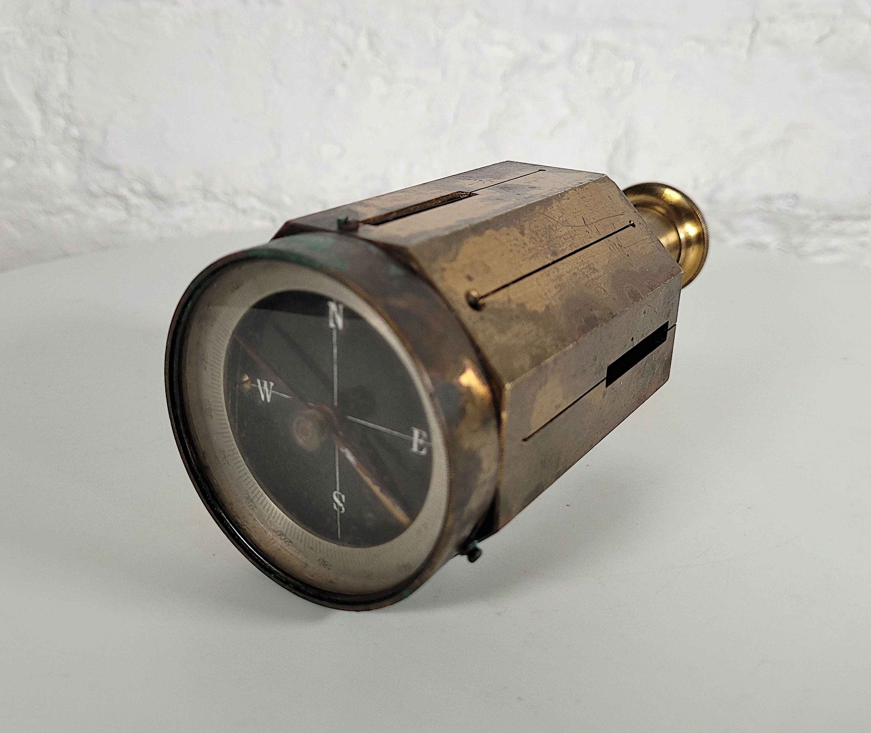 Antique Surveyors Cross With Compass / Antique Surveyors Square ...