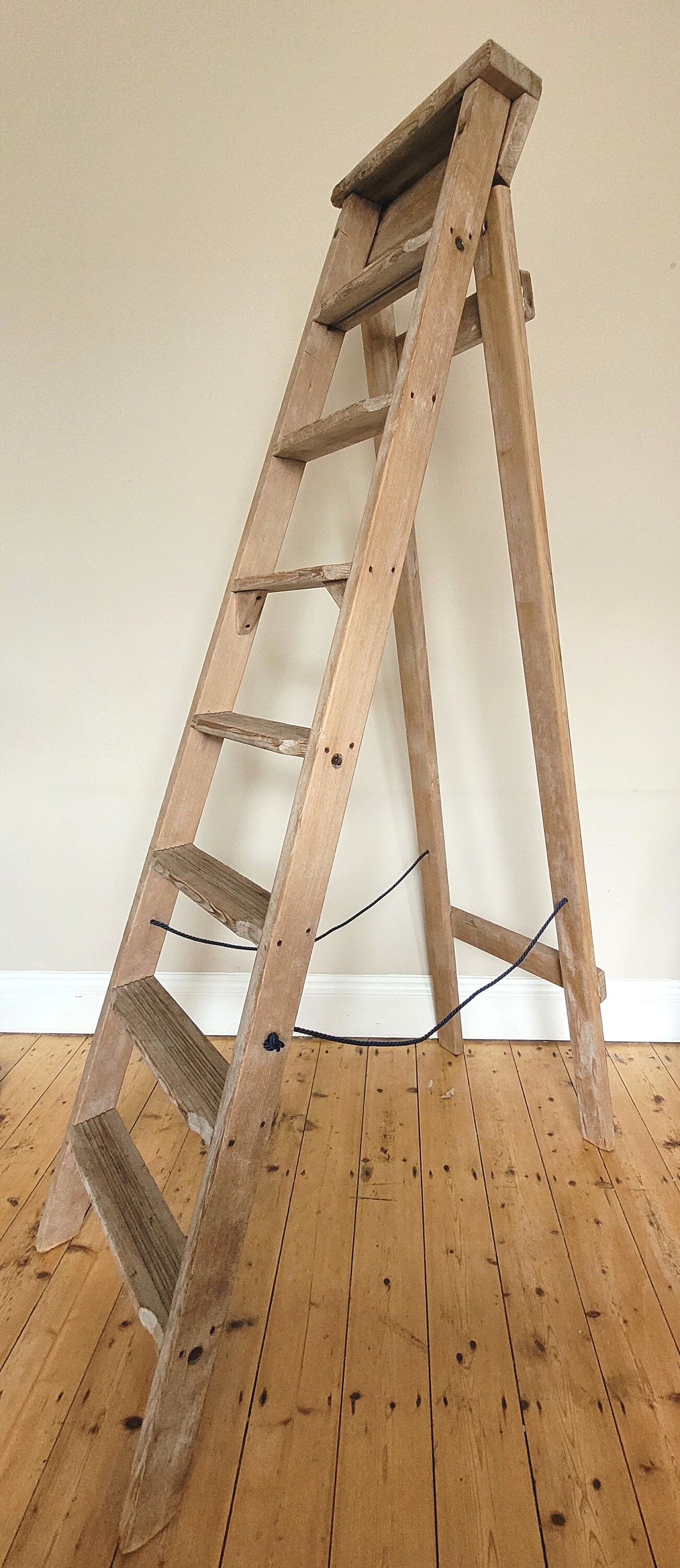 Antique Pine Ladders / Library Ladders / Shop Ladders / Library Steps ...