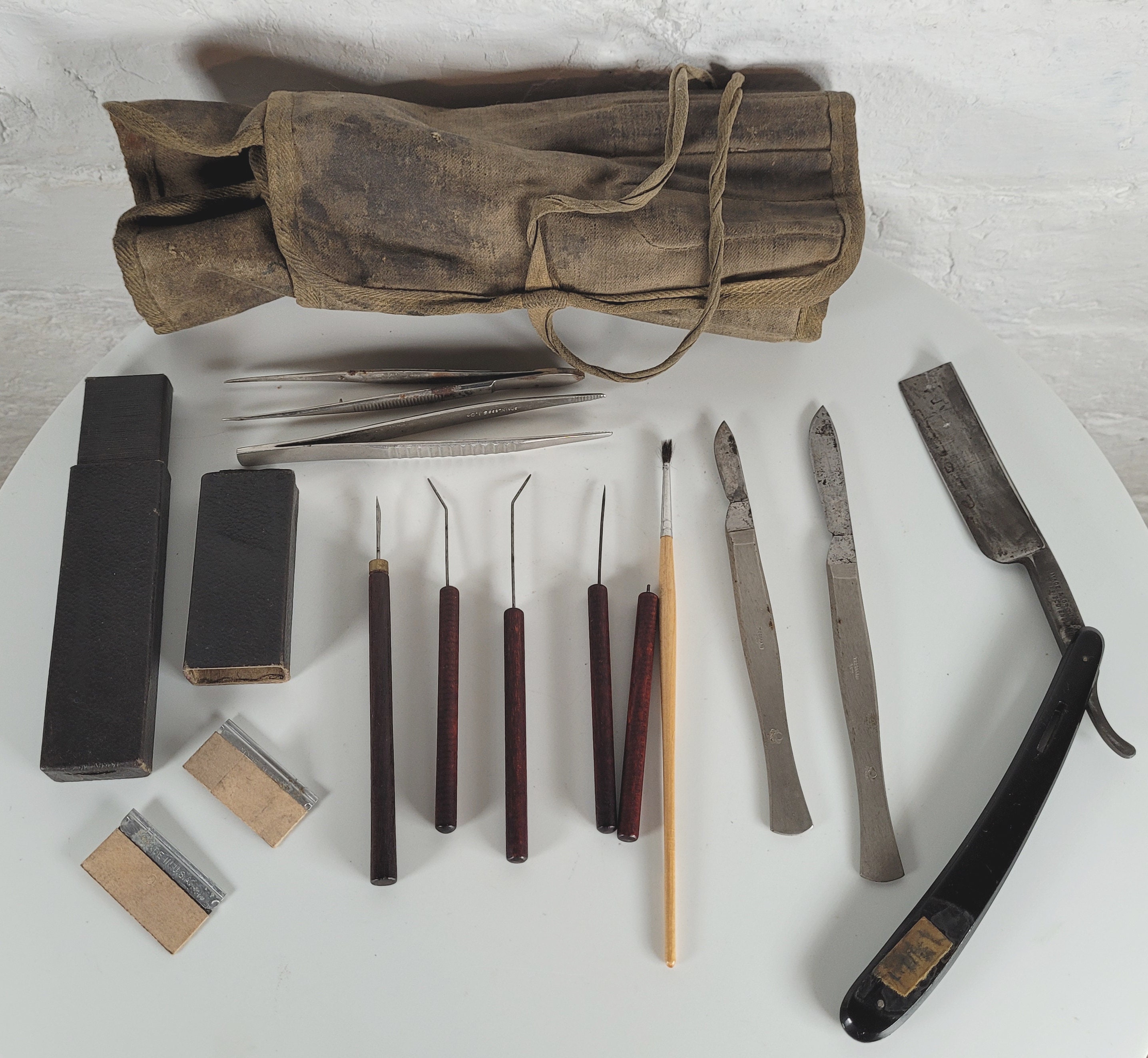 Antique Slide Preperation Set / Antique Dissection Kit / Antique ...