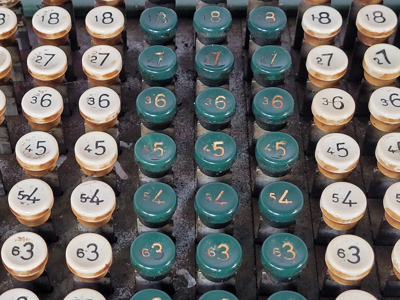 Mid-century Bell Punch Sumlock Comptometer / Vintage Mechanical ...