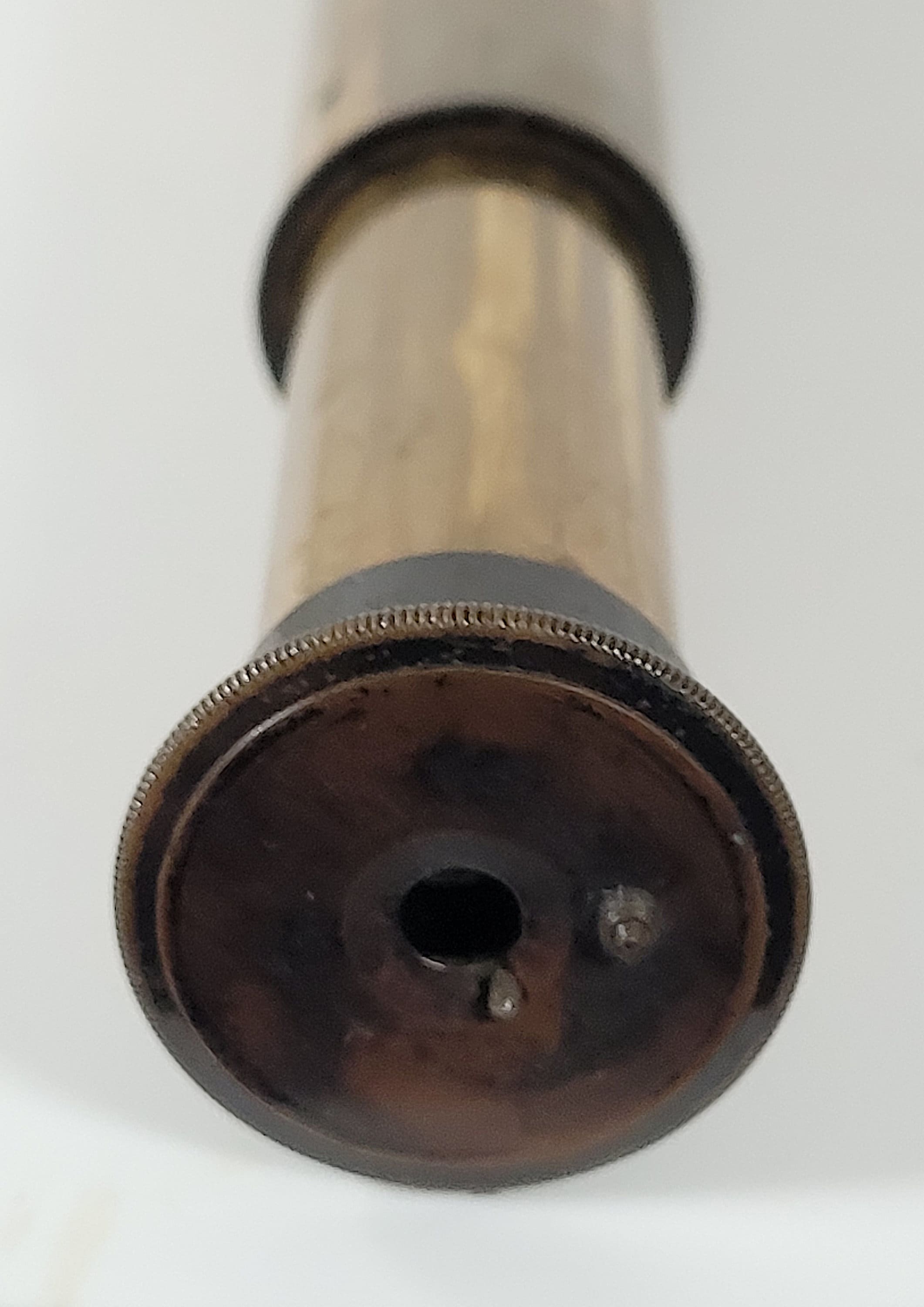 Antique Telescope / Three Draw Leather Bound Brass Telescope - Etsy