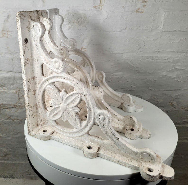Three Vintage Aesthetic Movement Wall Supports / Wall Brackets ...