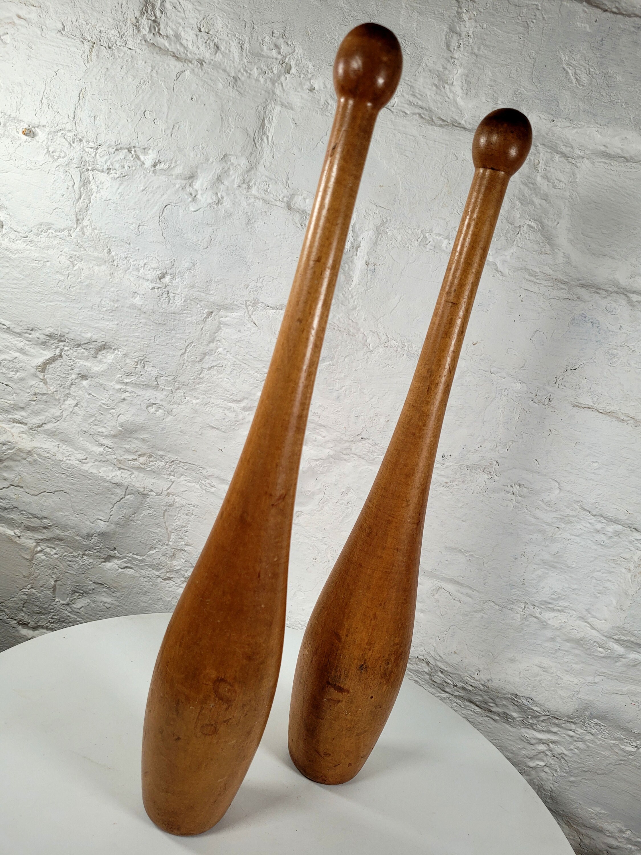 Antique Indian Clubs / Antique Exercise Equipment / Antique - Etsy