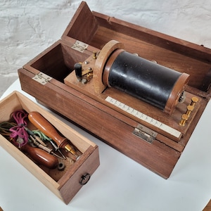 Antique Electrotherapy Machine / Vintage Electric Medical Device ...