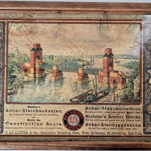 Antique Richter Blocks / Anchor Richter / Antique Construction Set ...