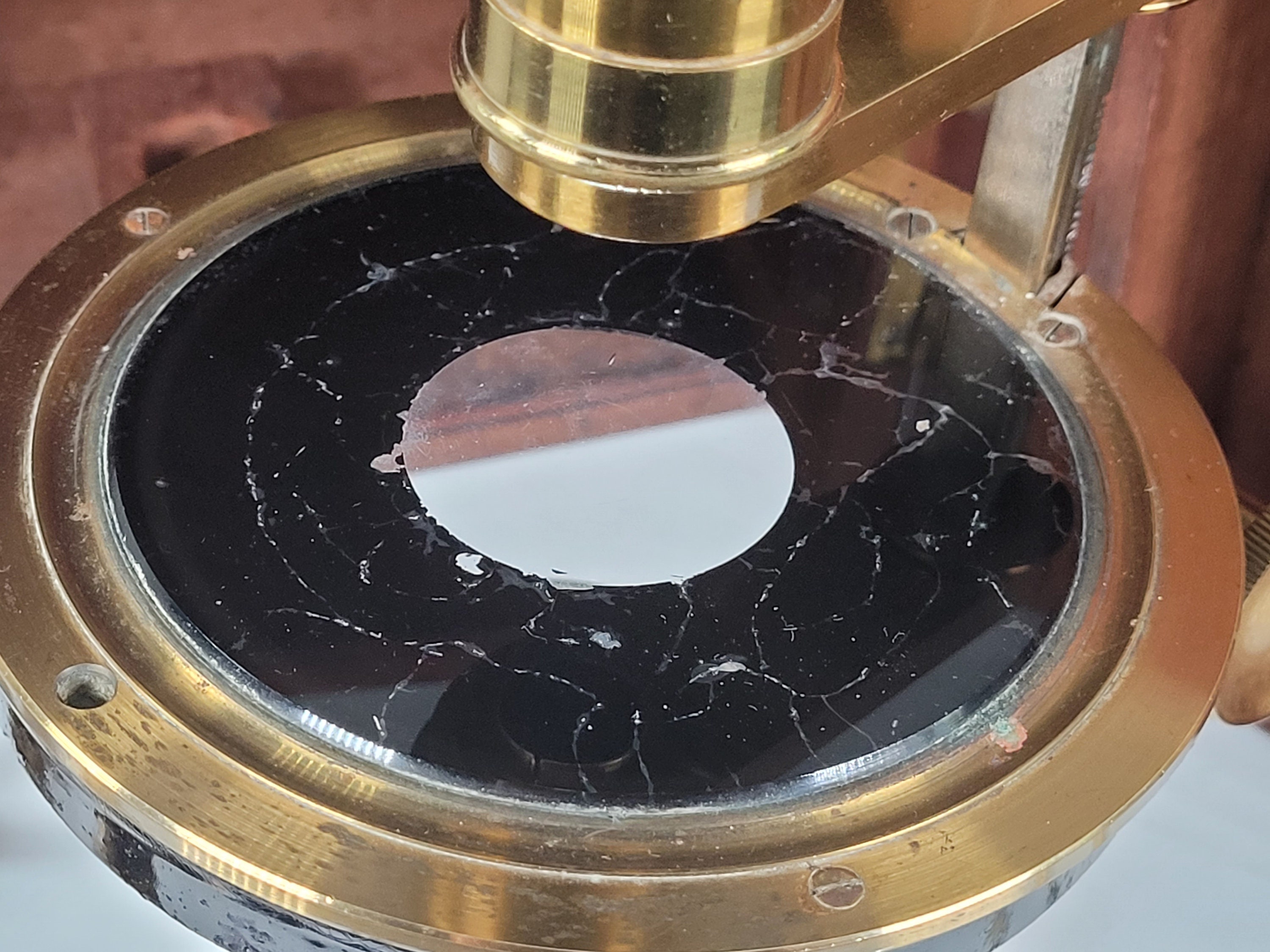 Rare Huxley-style Antique Brass Microscope / Victorian Dissecting ...