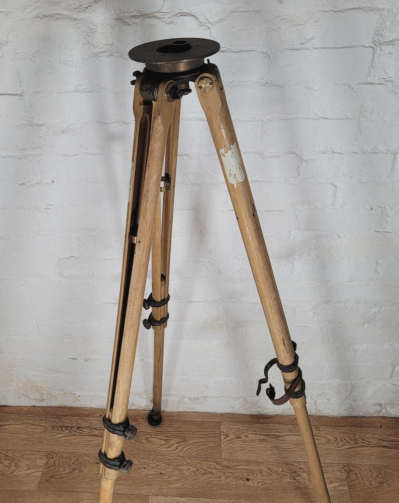 Vintage Wooden Tripod / Surveyor's Tripod - Etsy