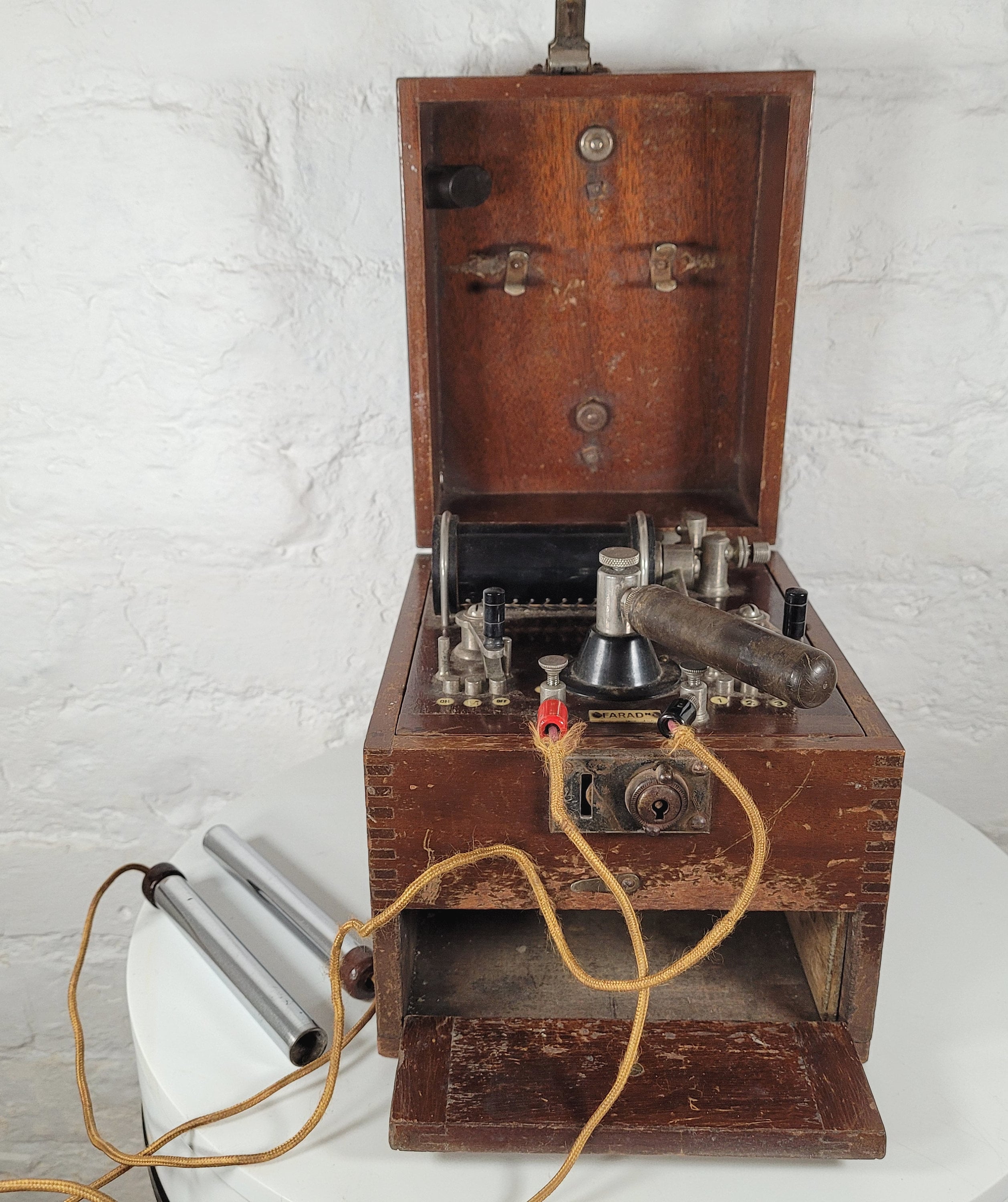 Antique Electrotherapy Machine / Vintage Electric Medical Device ...