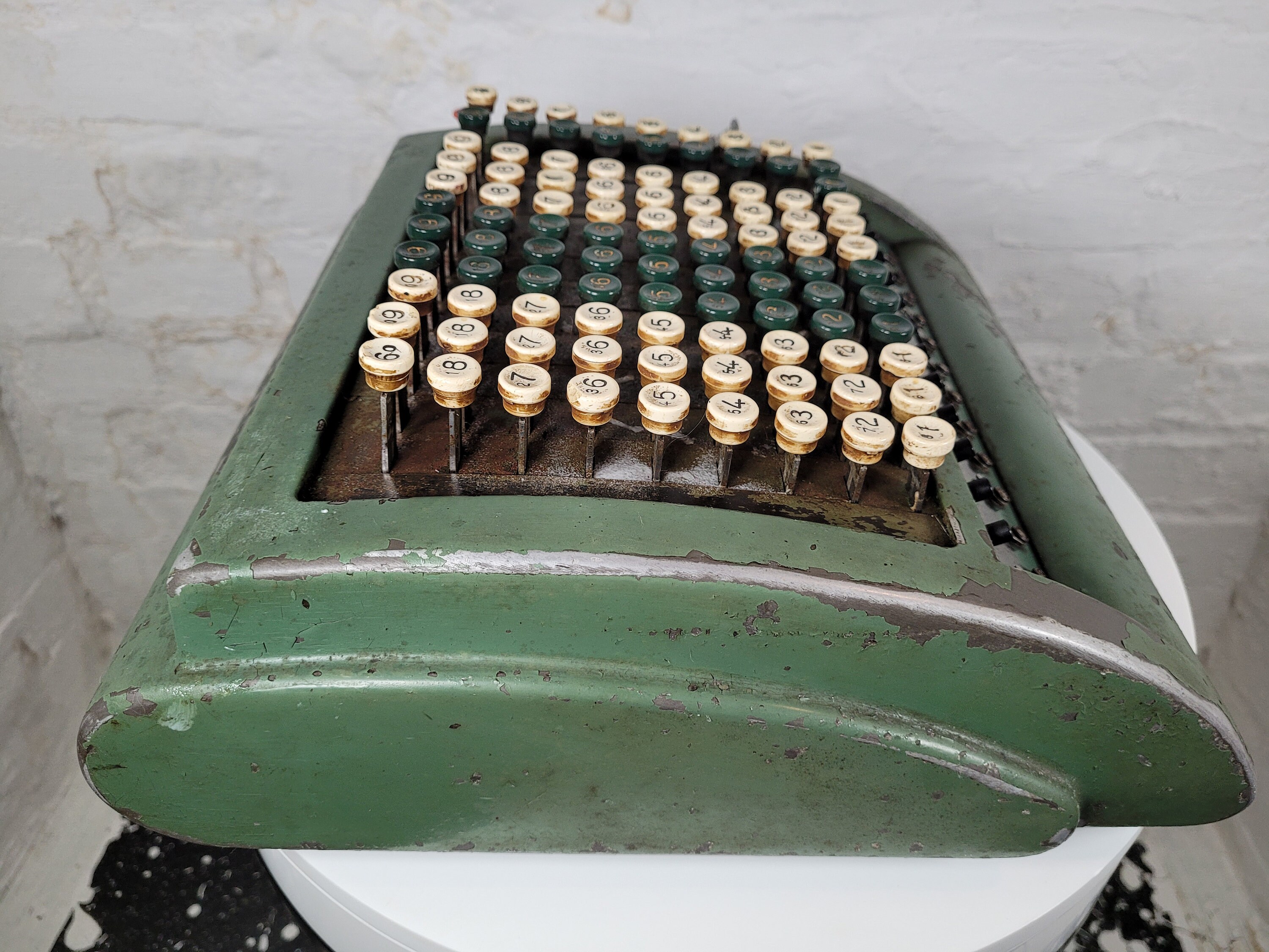 Mid-century Bell Punch Sumlock Comptometer / Vintage Mechanical ...