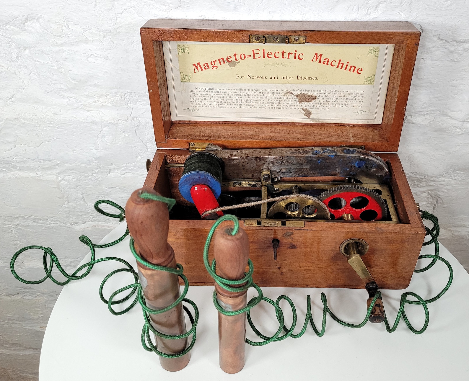 Antique Magneto Device / Magneto Electric Machine for Nervous and Other ...