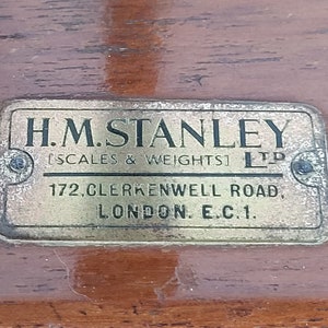 Antique HM Stanley Apothercary Scales / Antique Scales / Pan - Etsy