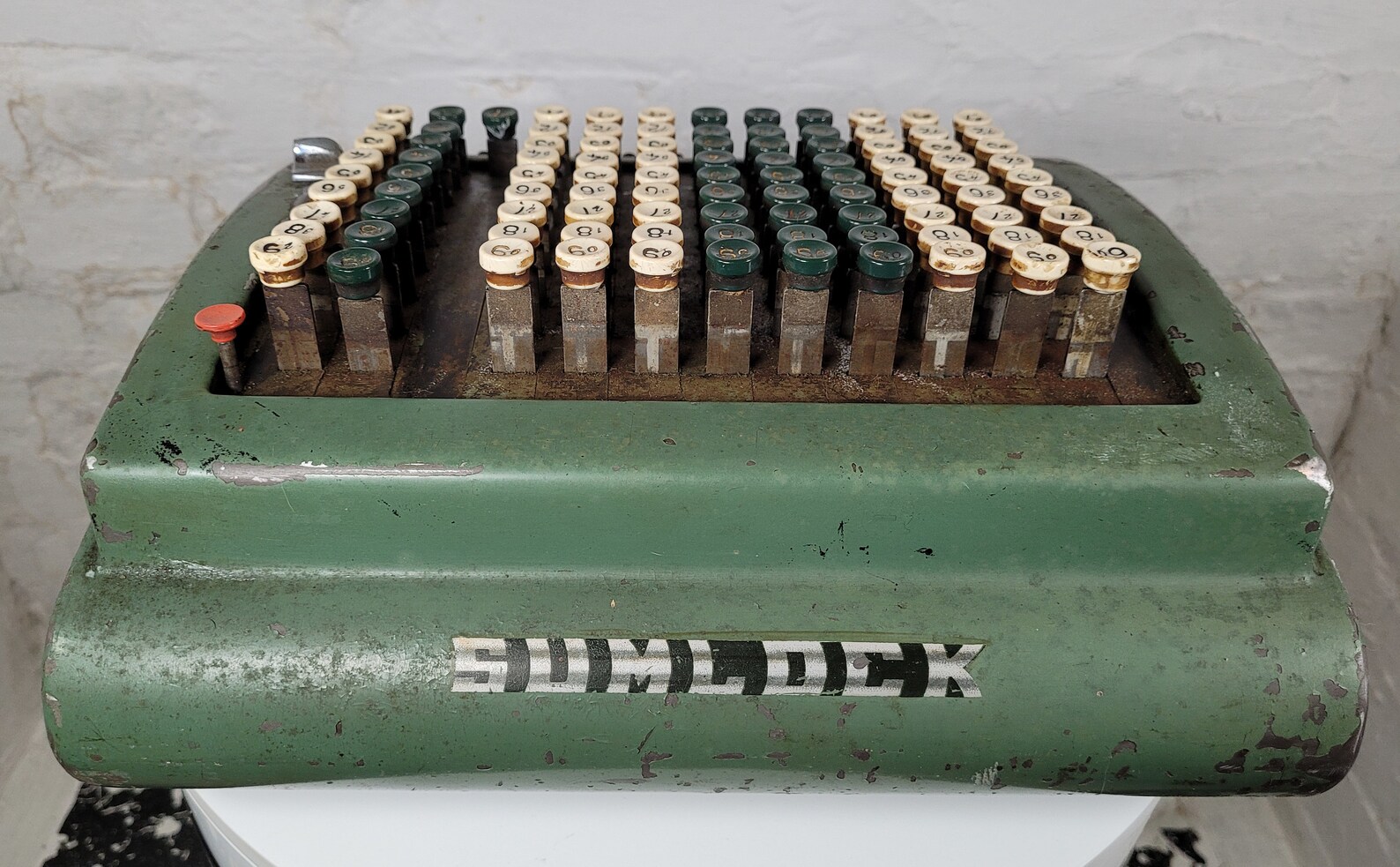 Mid-century Bell Punch Sumlock Comptometer / Vintage Mechanical ...
