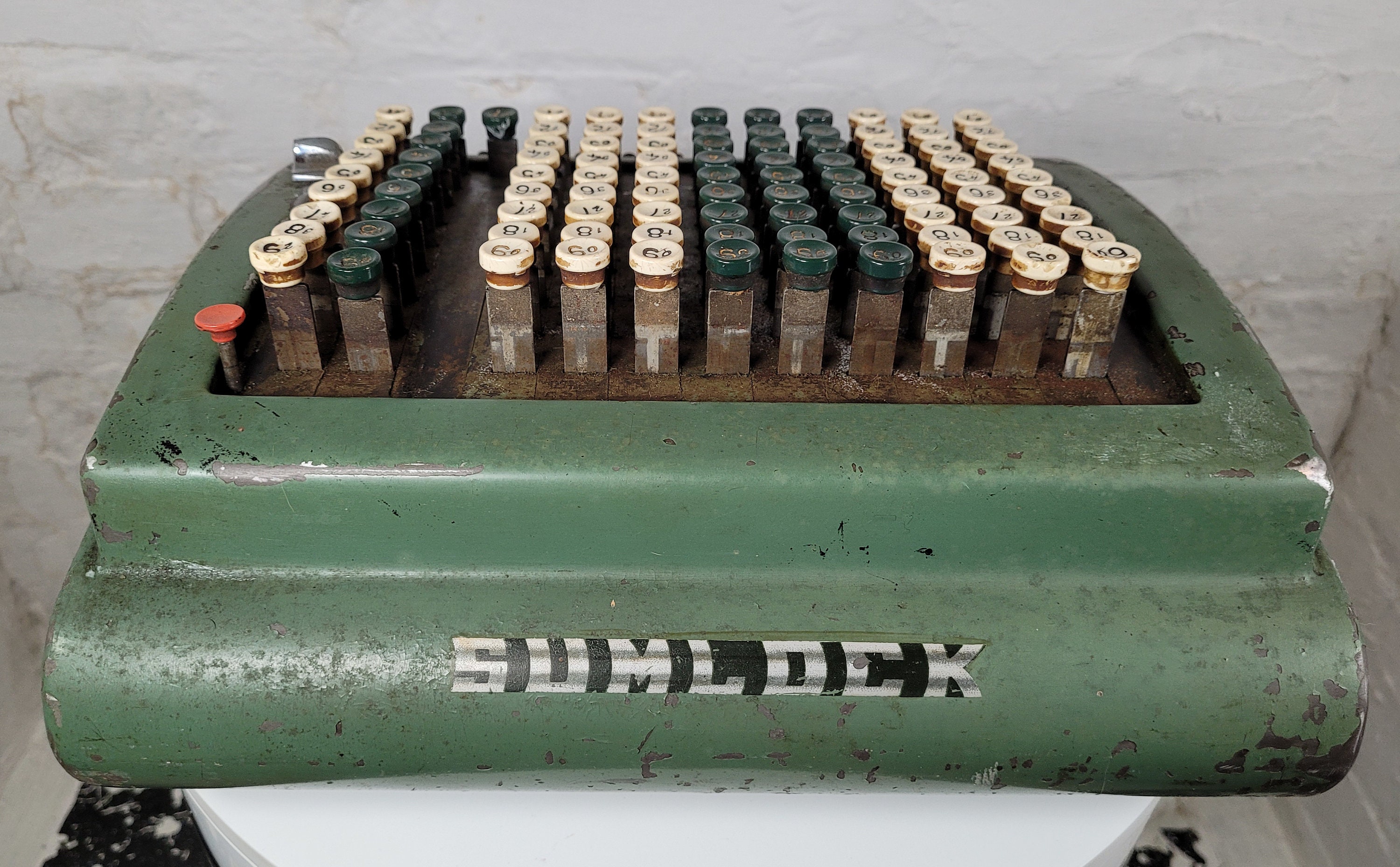 Mid-century Bell Punch Sumlock Comptometer / Vintage Mechanical ...