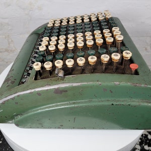 Mid-century Bell Punch Sumlock Comptometer / Vintage Mechanical ...