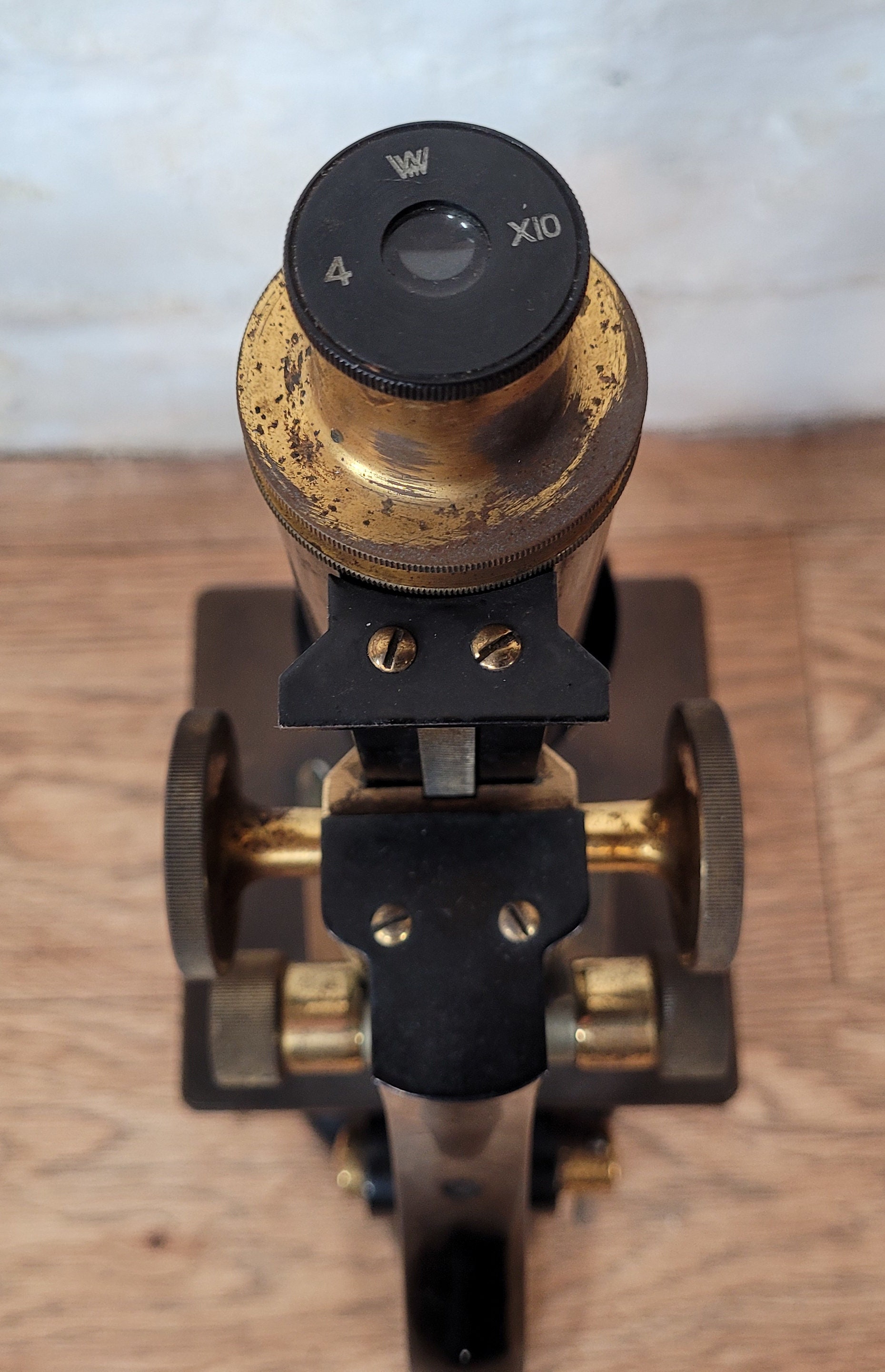 Antique Watson Microscope / Vintage Service Microscope / Large and ...