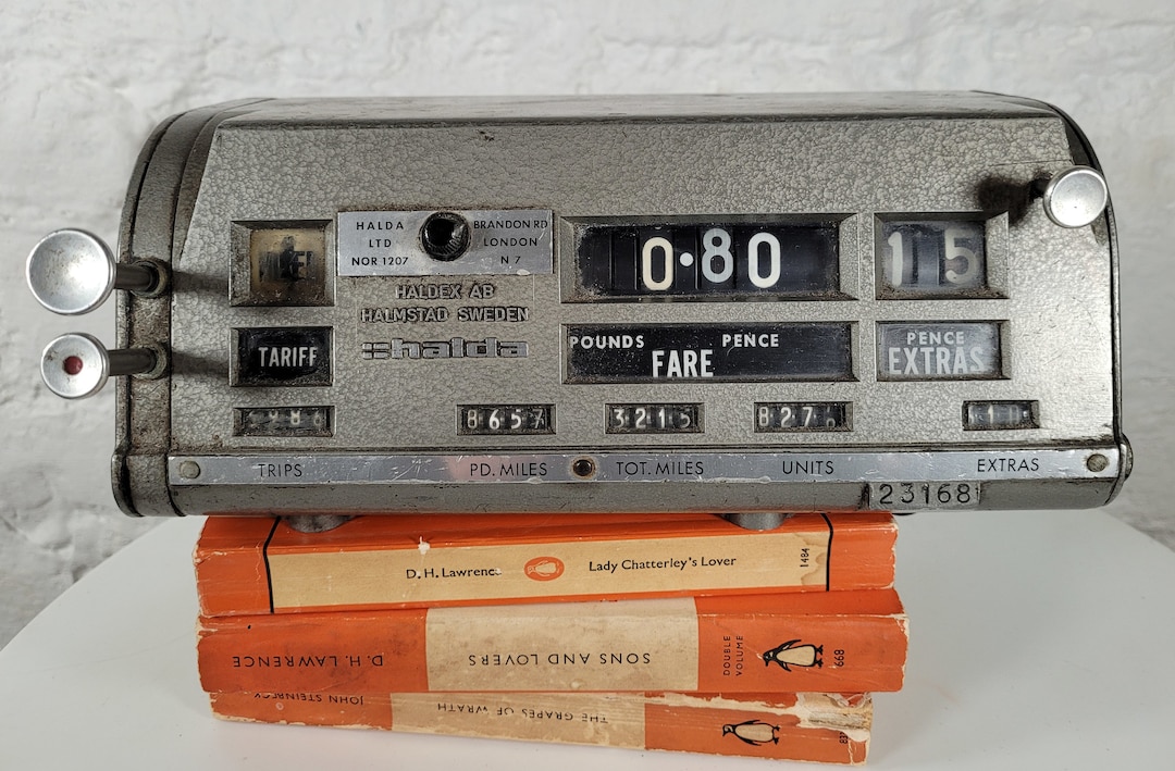 Vintage Mid Century Halda Taxi Fare Meter / Vintage Taximeter / Swedish Taxi Meter - Etsy