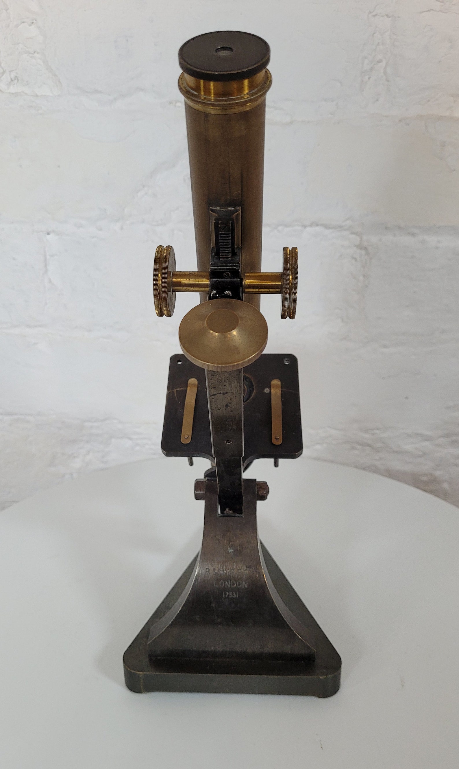 Antique R J Beck Star Microscope / Antique Brass Microscope / - Etsy