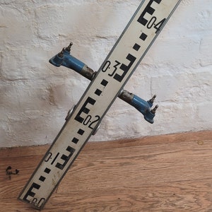Vintage Tristaff Surveyor's Measure / Aluminium Surveyor's Measure ...