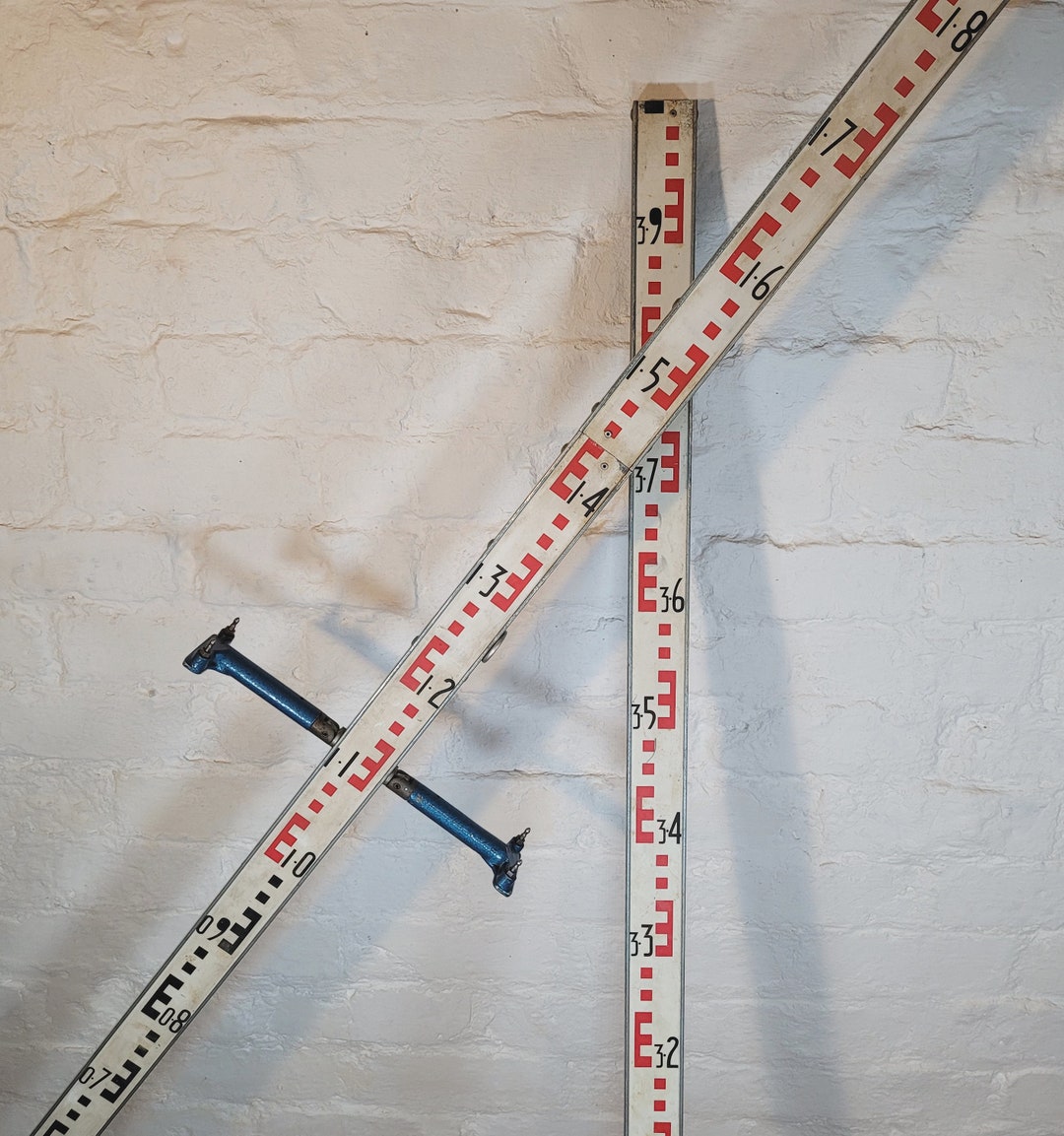 Vintage Tristaff Surveyor's Measure / Aluminium Surveyor's Measure ...