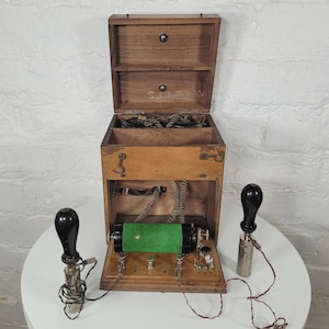 Antique Electrotherapy Machine / Vintage Electric Medical Device ...