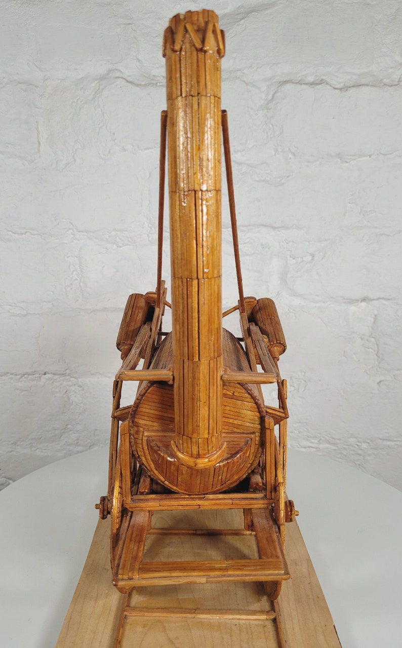 Large Vintage Matchstick Model of Stephenson's Rocket / - Etsy