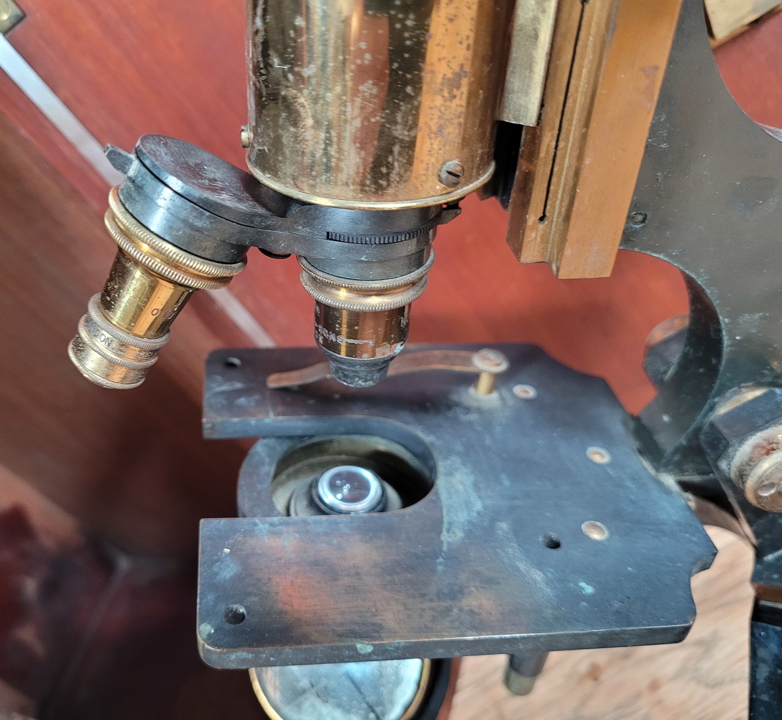 Antique Watson and Sons Brass Microscope / Vintage Brass - Etsy