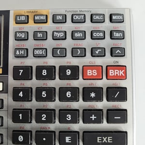 Vintage Casio FX-850P Personal Computer / Vintage Pocket Computer ...