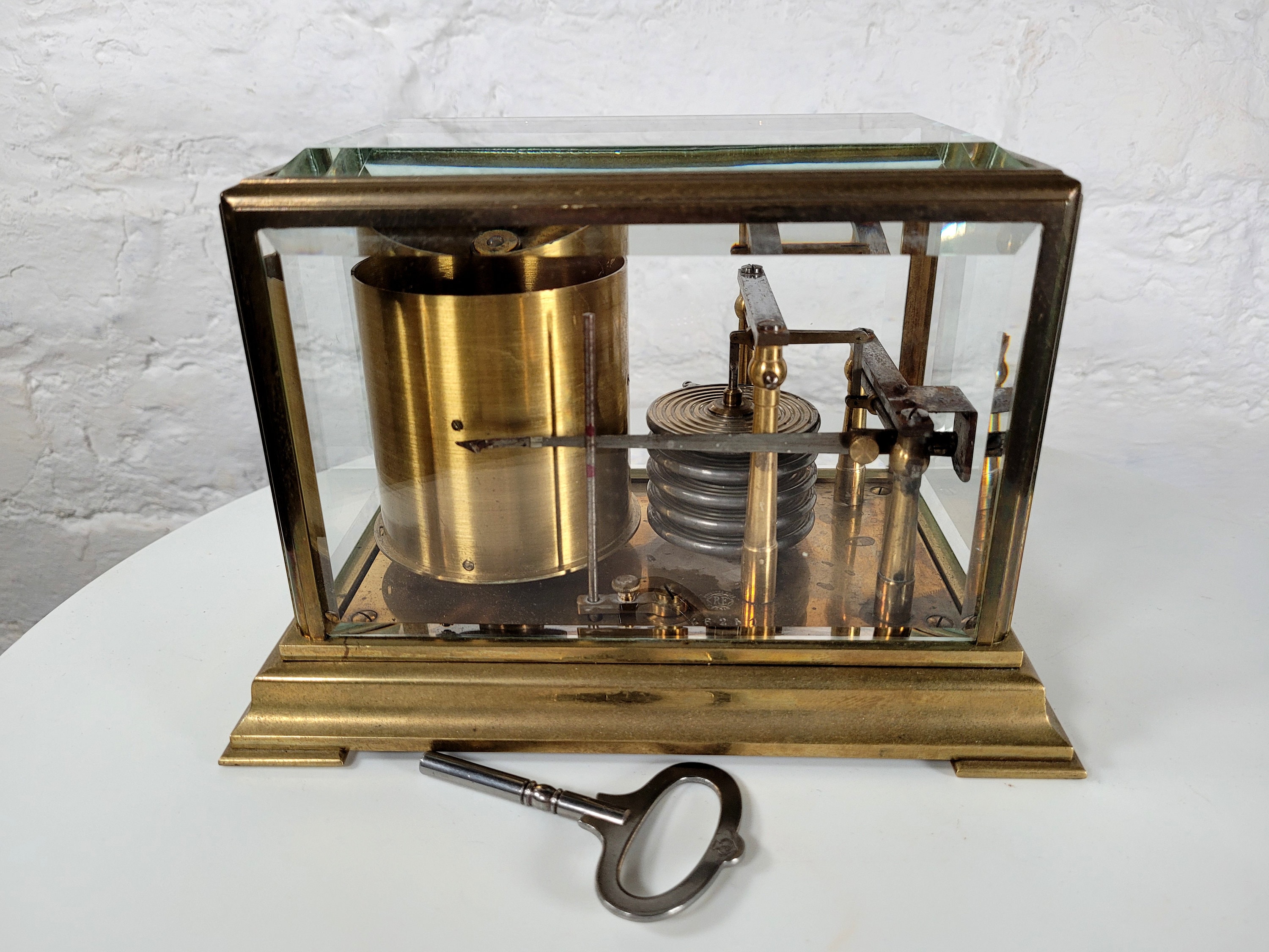 Antique Richard Freres Barograph / Miniature Barograph / Recording ...