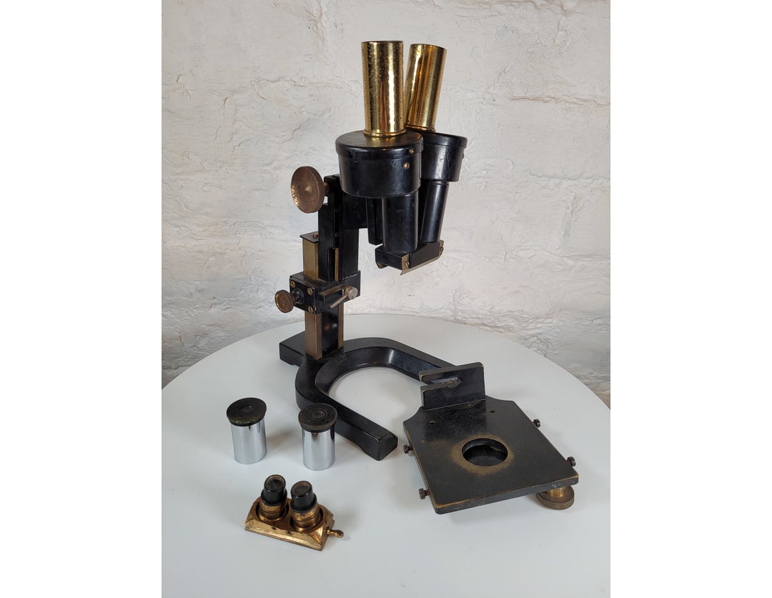 Antique Watson Dissecting Microscope / Antique Stereoscopic Microscope ...