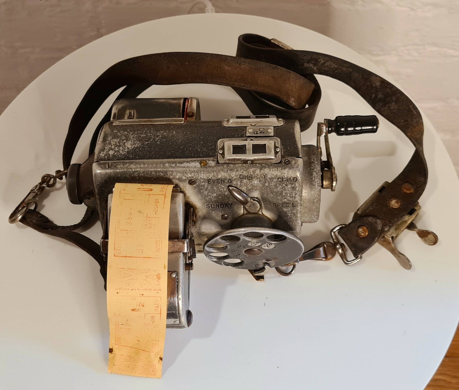 Vintage Glasgow Tram/Bus Ticketing Machine with Original | Etsy