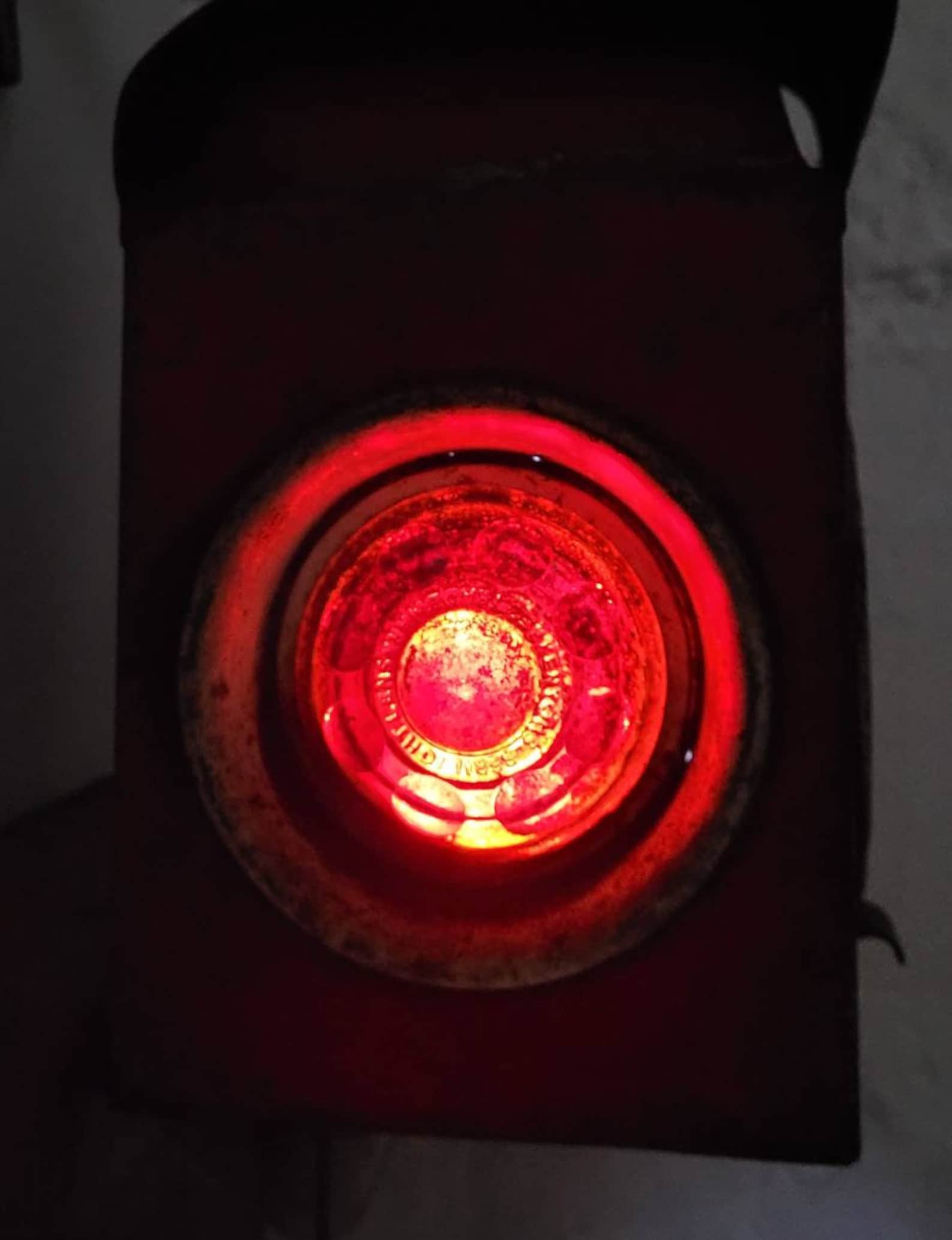 Vintage Road Safety Lantern / Mid-century Traffic Lantern / - Etsy UK