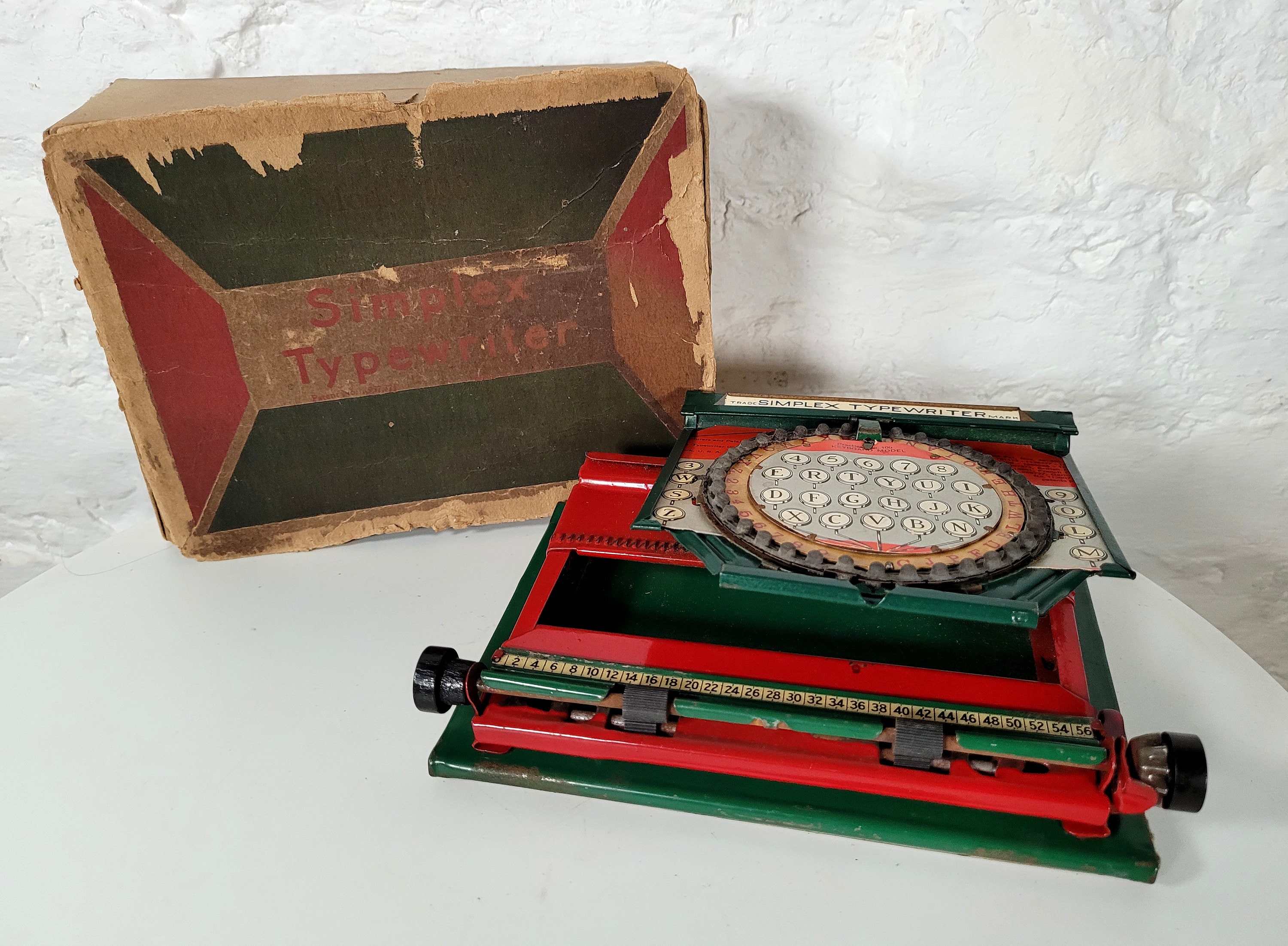 Antique Simplex Model A Typewriter in Original Box / Toy - Etsy