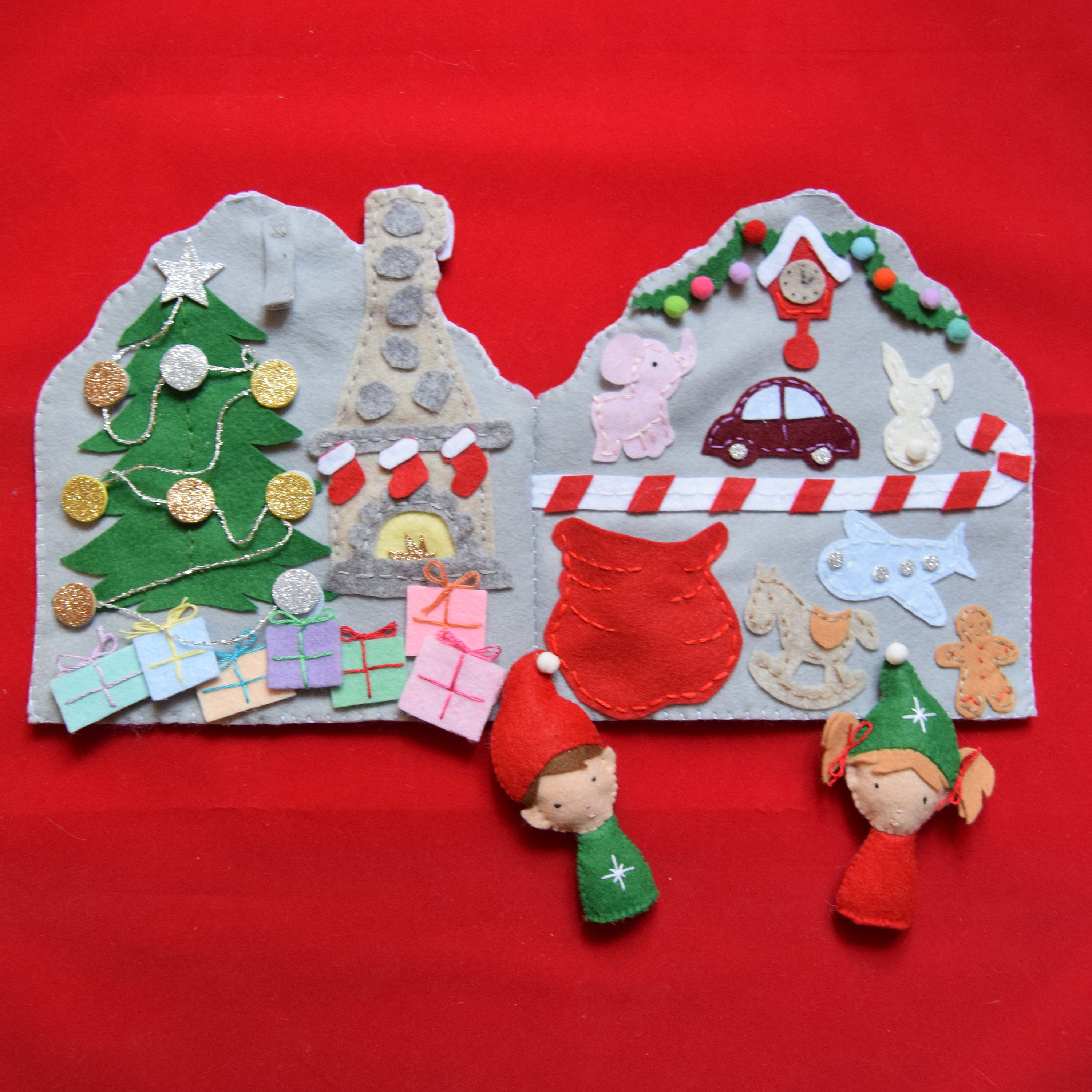 Quiet Book Santa's Workshop Pdf/felt Quiet Book Santa's Workshop ...