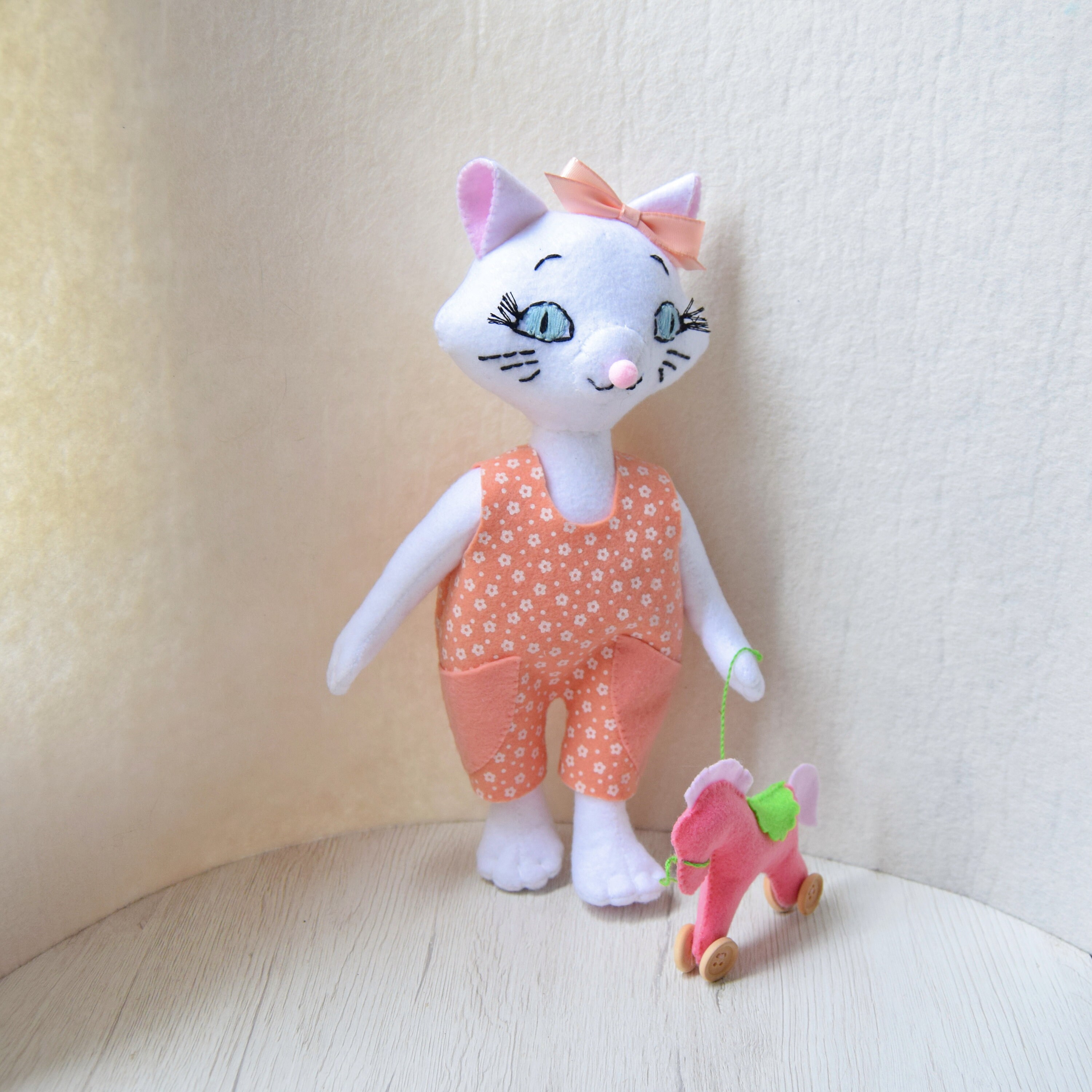 Kitty Doll Pdf /felt Kitty Doll Tutorial/felt Cat Doll Diy/pdf Pattern ...