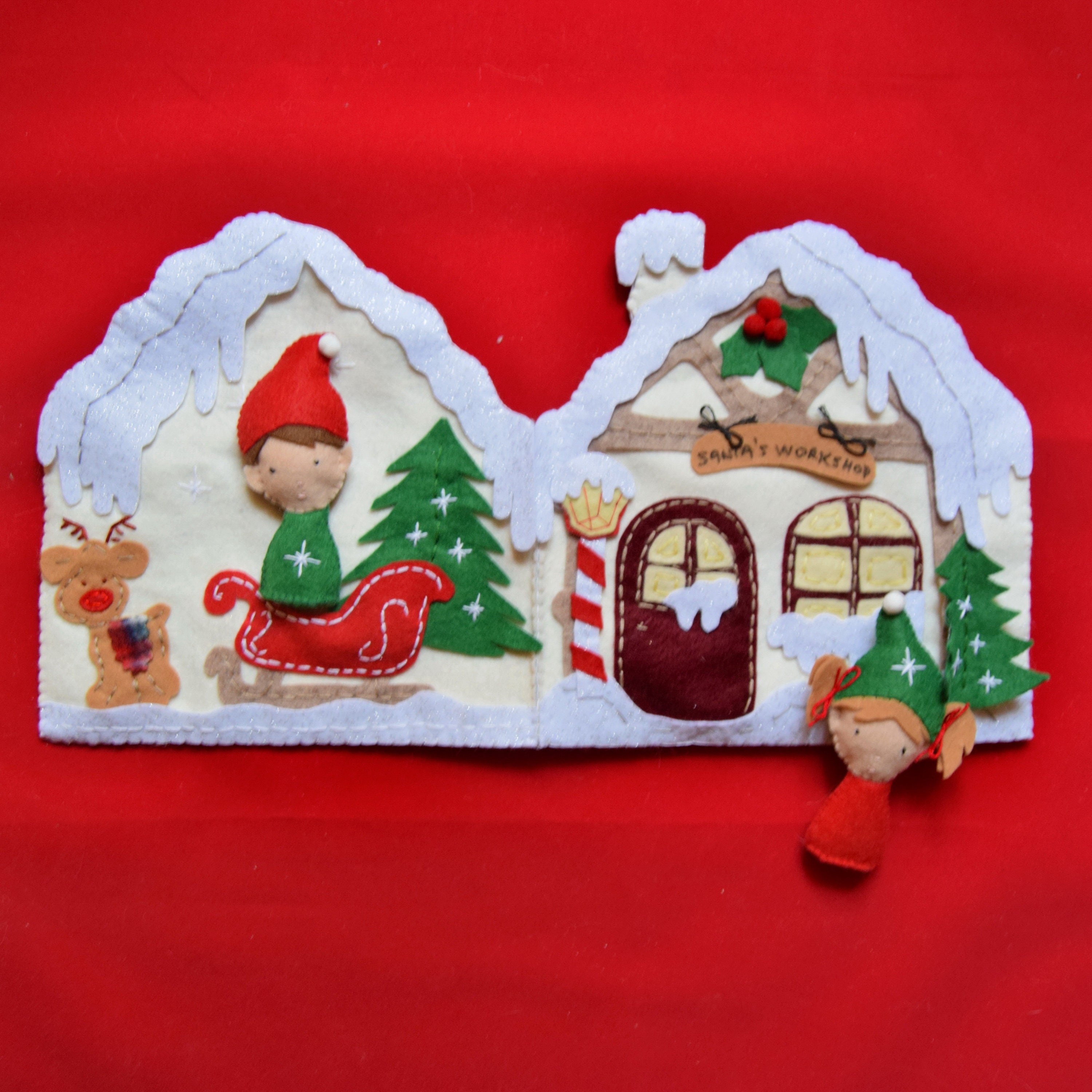 Quiet Book Santa's Workshop Pdf/felt Quiet Book Santa's Workshop ...