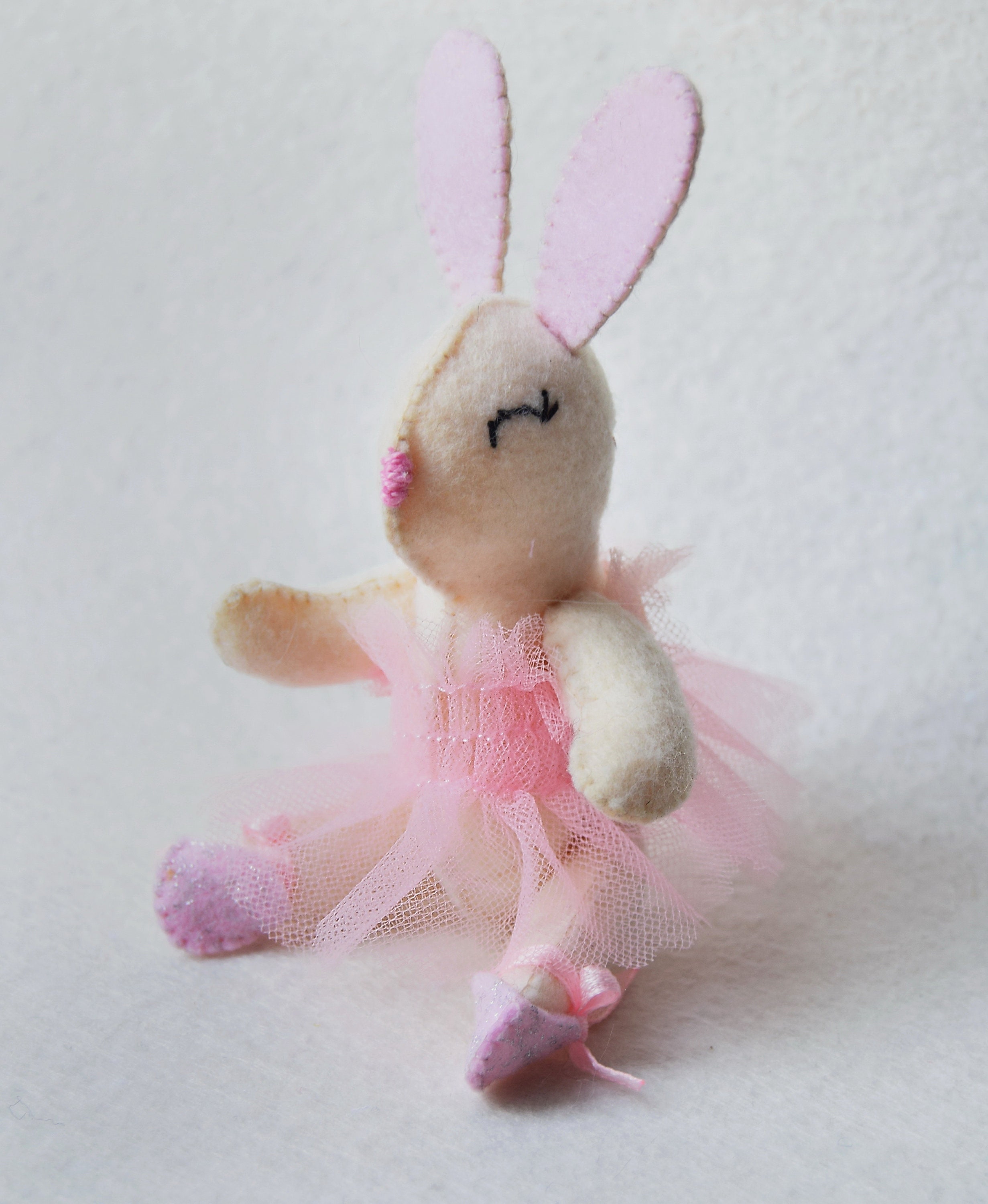 Bunny Ballerina in a Suitcase/felt Bunny Ballerina Pdf Pattern | Etsy