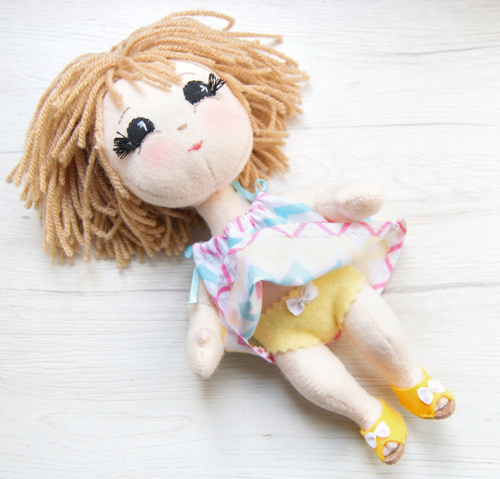 Cloth Doll Pdf /felt Doll Tutorial/felt Doll Diy/pdf Pattern - Etsy