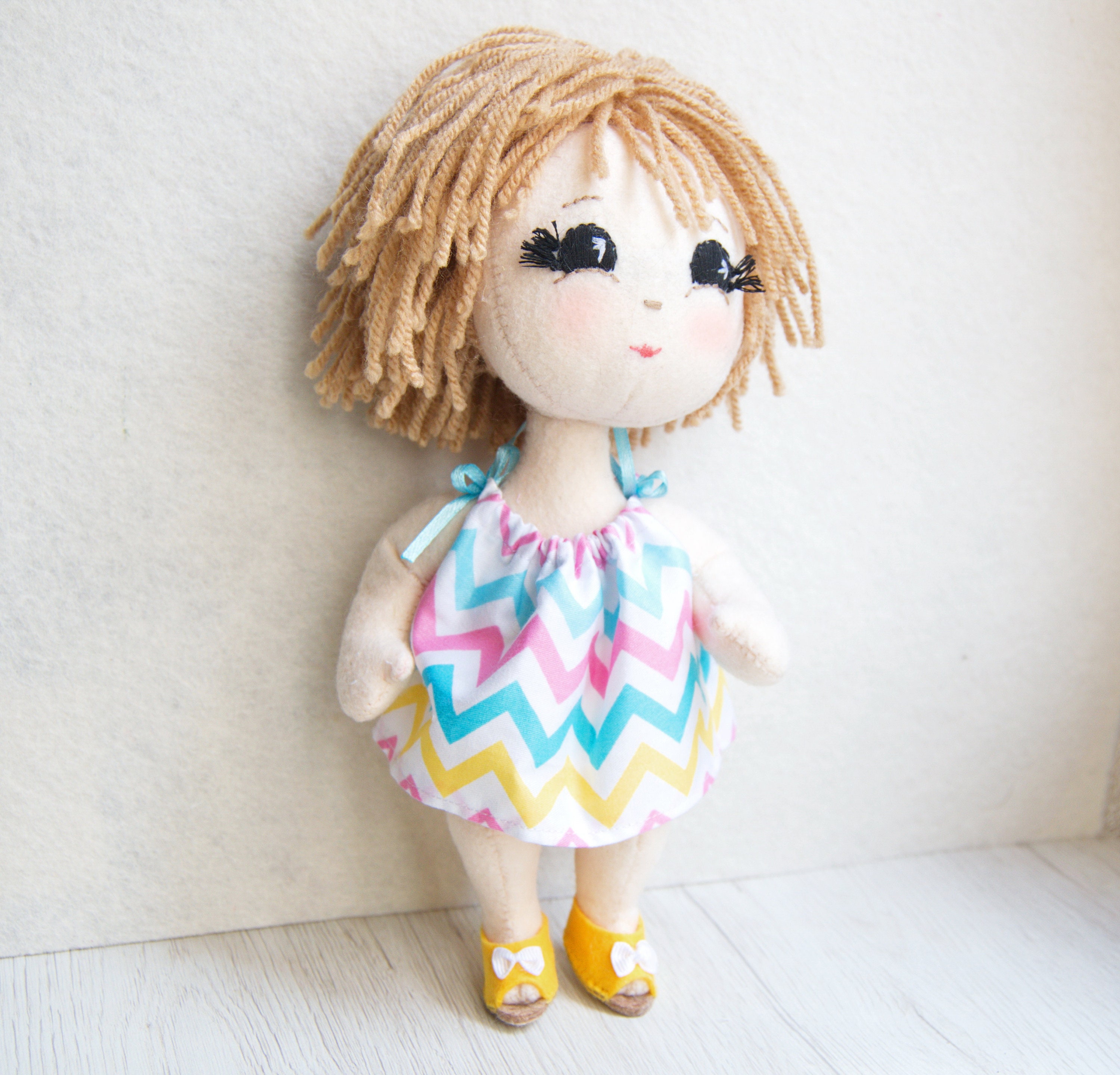 Cloth Doll Pdf /felt Doll Tutorial/felt Doll Diy/pdf Pattern - Etsy
