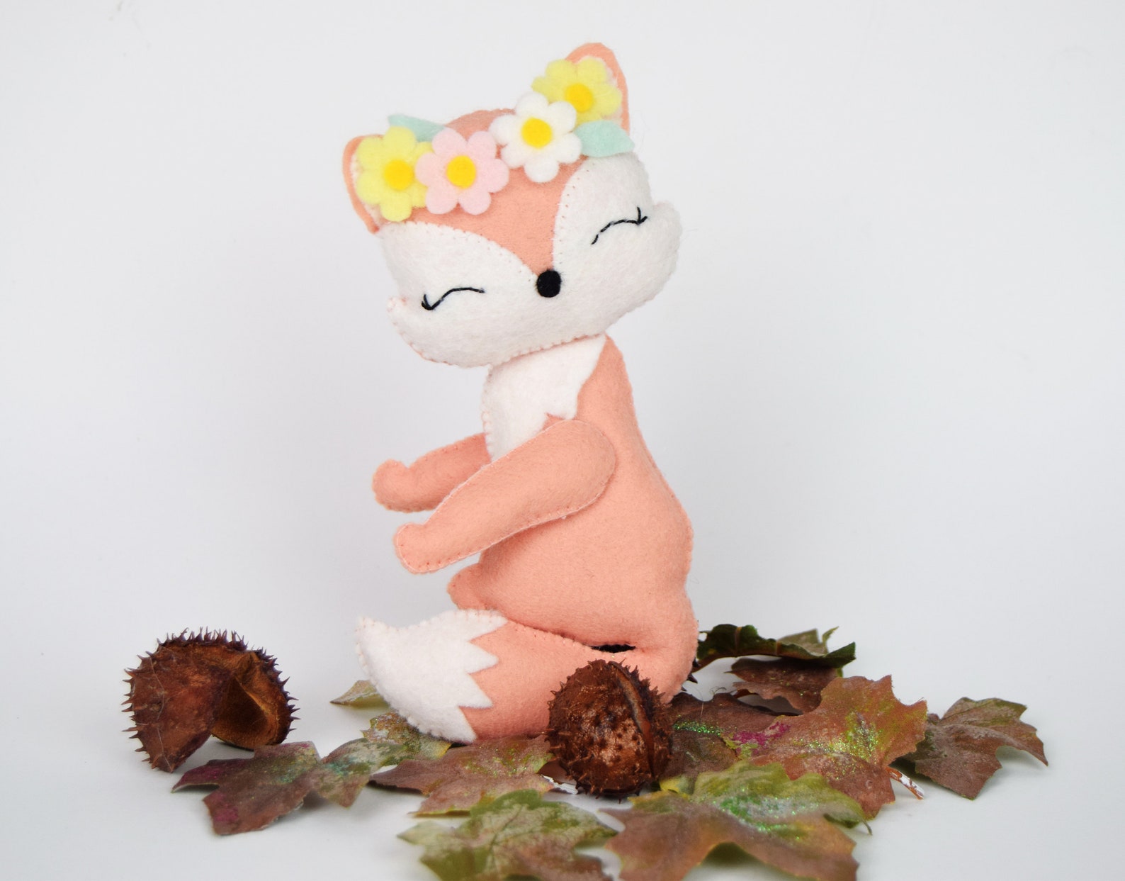 Fox Toy Pattern Download/felt Fox Pattern Pdf/felt Stuffed Fox - Etsy