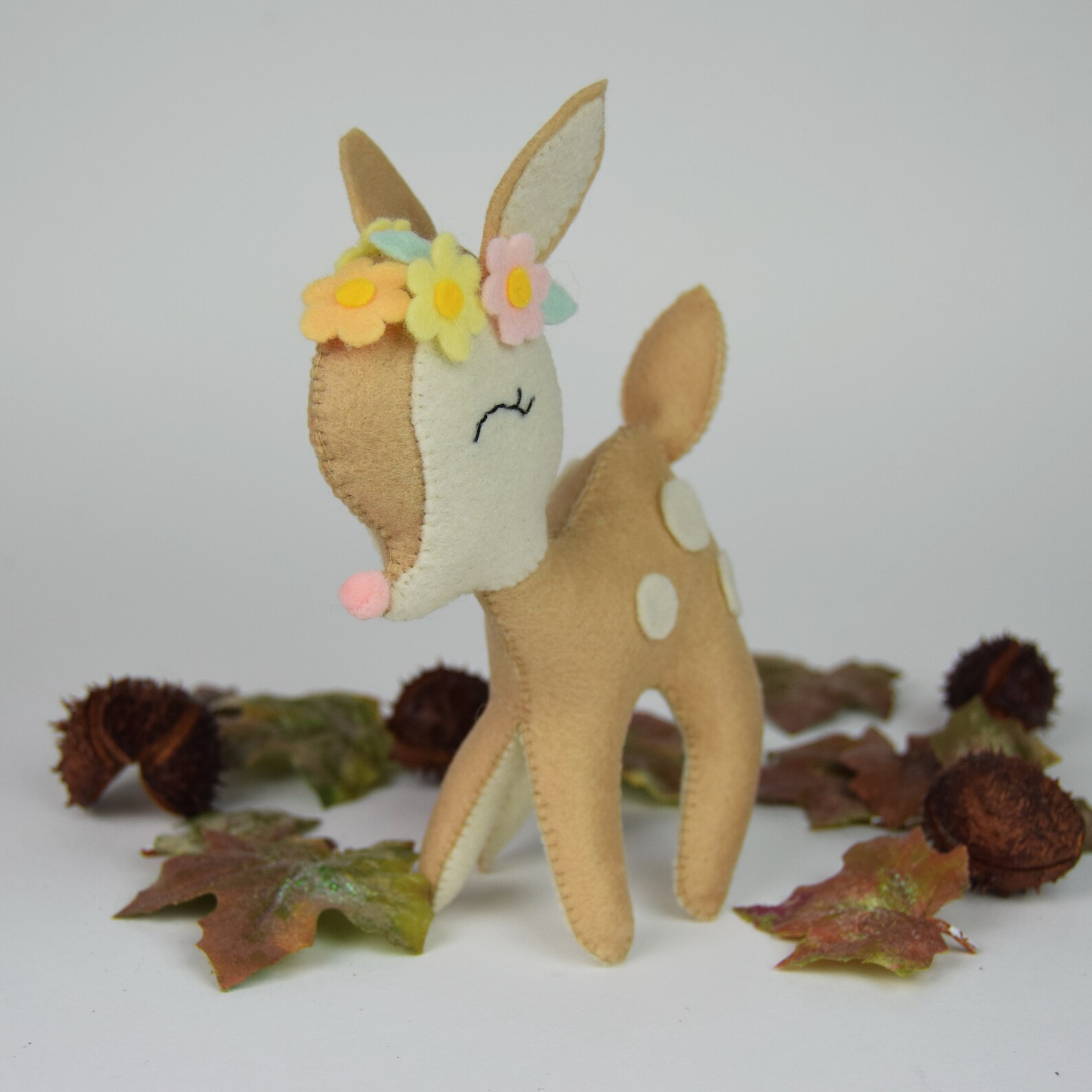 Fawn Toy Pattern Download/felt Fawn Pattern Pdf/felt Stuffed Deer ...