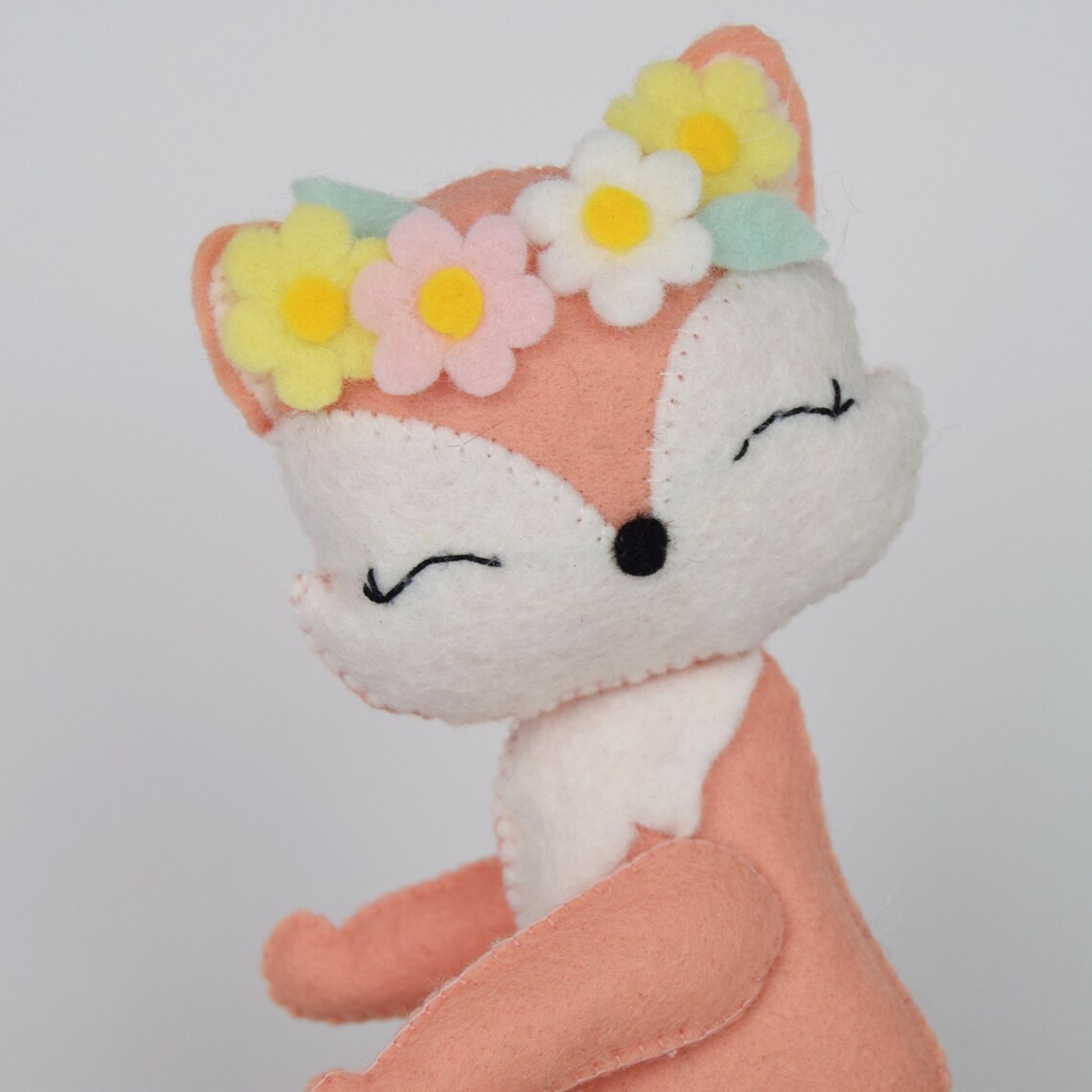 Fox Toy Pattern Download/felt Fox Pattern Pdf/felt Stuffed Fox - Etsy